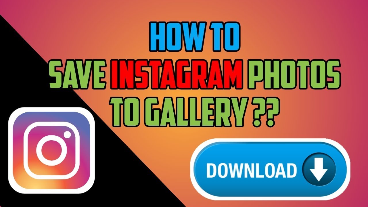 Save Your Insta Posts To gallery• Insta hack• Amazing Trick ...