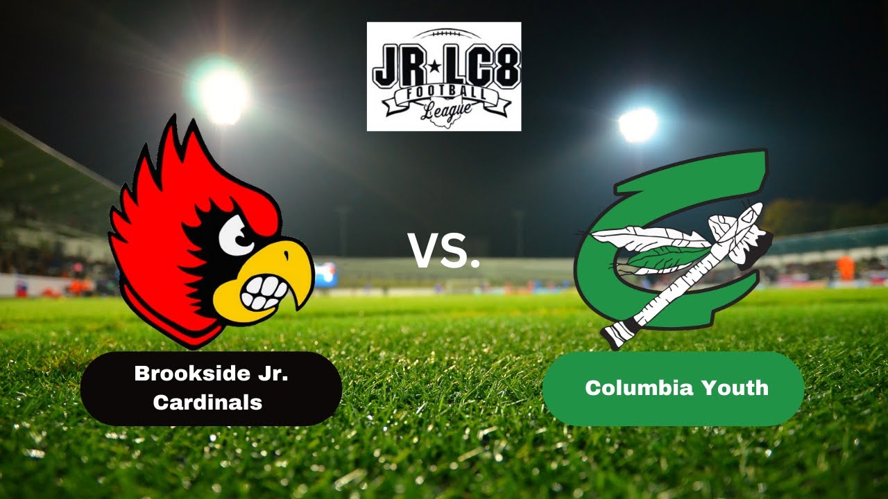 JR LC8 Football: Brookside Cardinals vs Columbia Raiders - YouTube