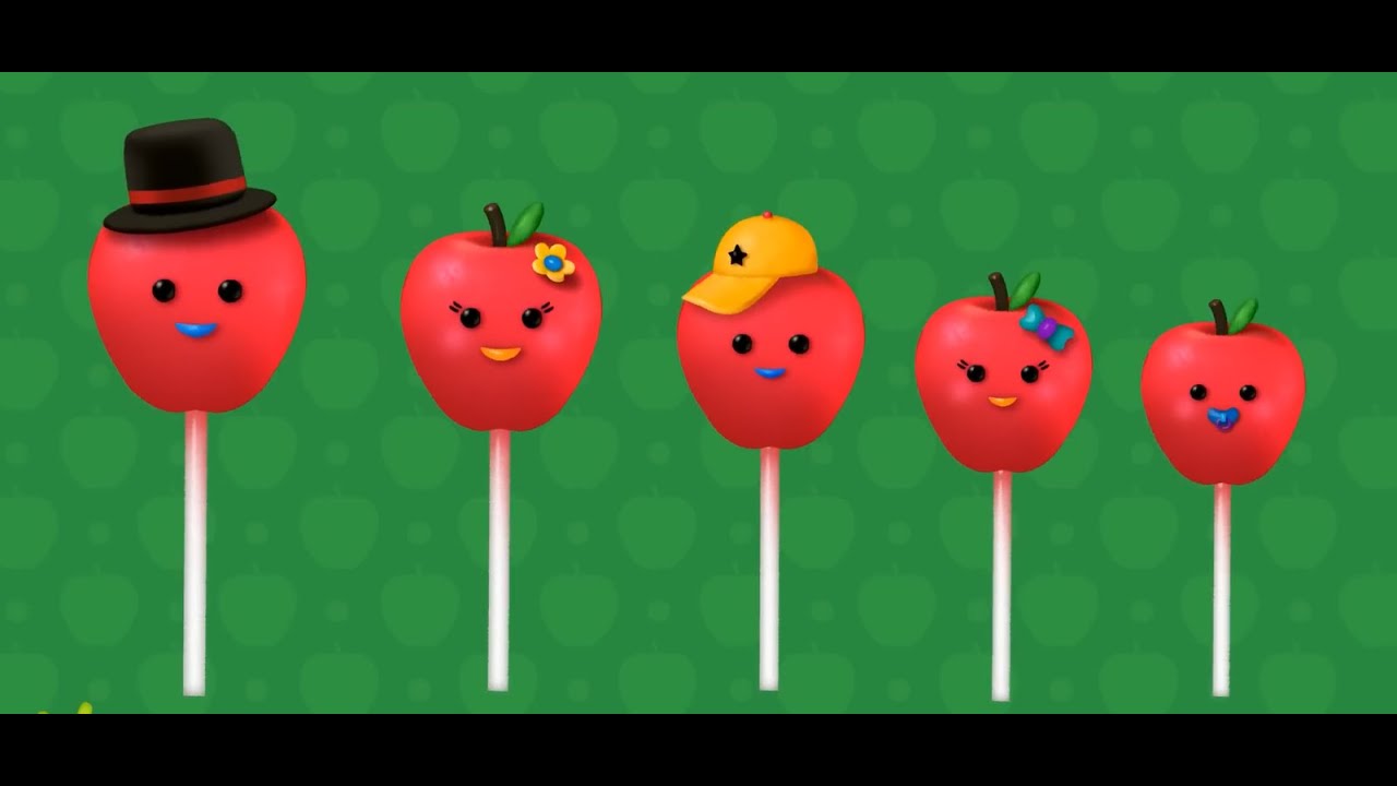 APPLE Finger Family Collection || Finger Family songs|| Kids Learning ...