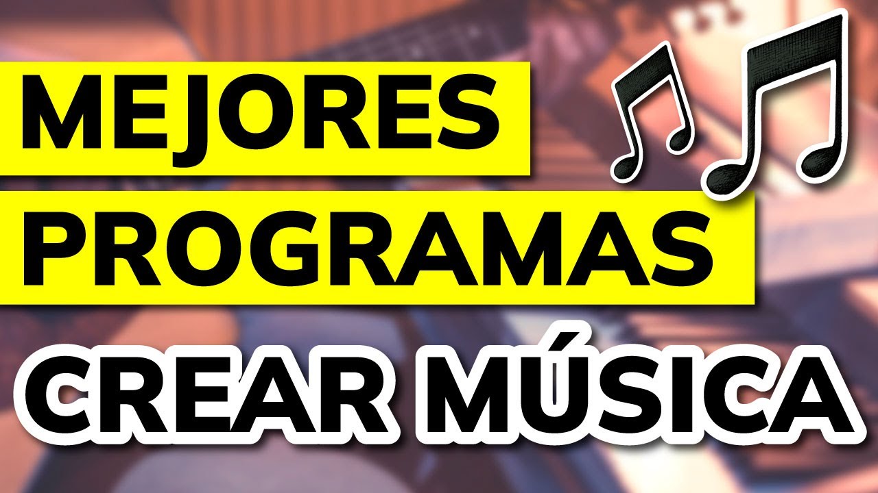 🎵 5 Mejores PROGRAMAS para CREAR MÚSICA en PC (100% Gratis) - YouTube