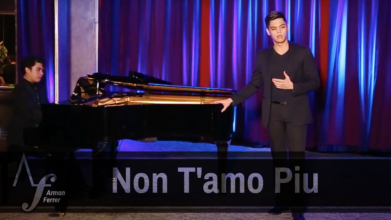 "Non T'amo Piu" cover by Arman Ferrer - YouTube