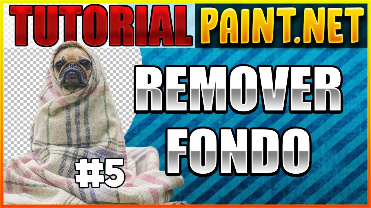 Tutorial Paint.Net #5 | Cómo REMOVER FONDO a una imagen | Fácil y con ...