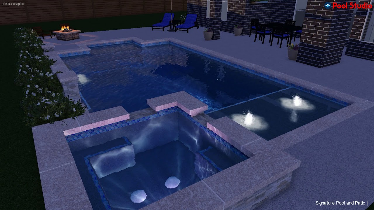 Signature Pool and Patio - YouTube