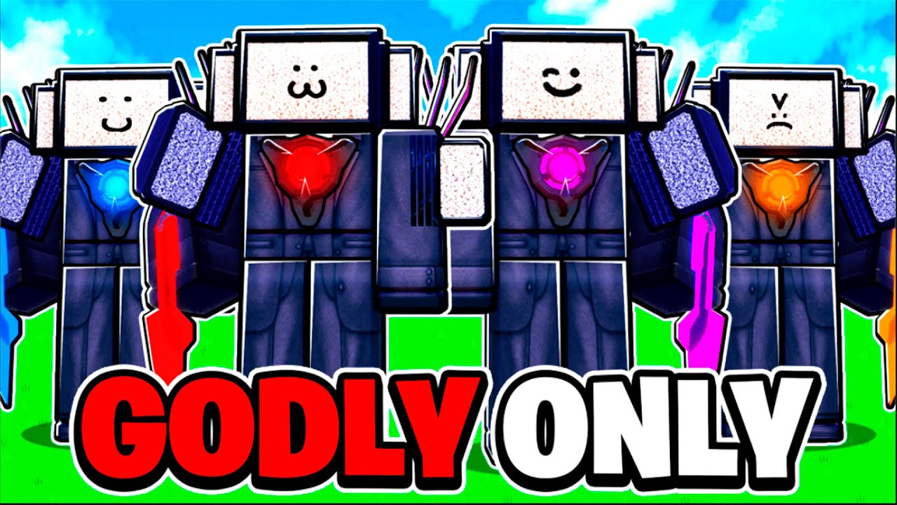 USING GODLY TITANS in Toilet Tower Defense - YouTube