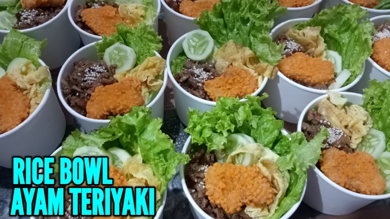 BUAT IDE JUALAN RICE BOWL AYAM TERIYAKI | ENAKNYA BIKIN NAGIH - YouTube