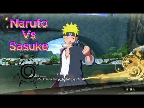 NARUTO VS SASUKE | Realistic Fast Fight Gameplay NARUTO