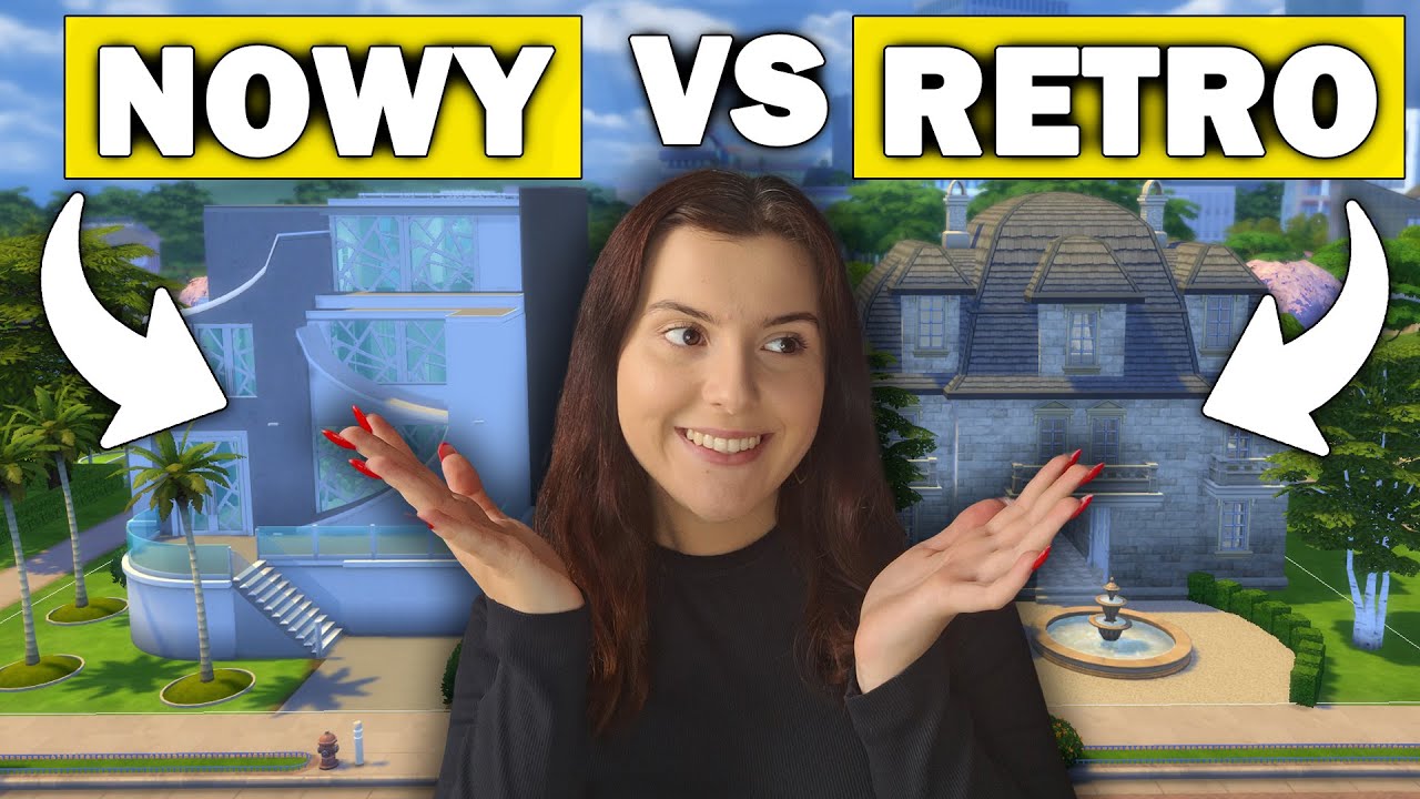 NOWOCZESNY DOM VS STARODAWNY DOM W THE SIMS 4! - YouTube