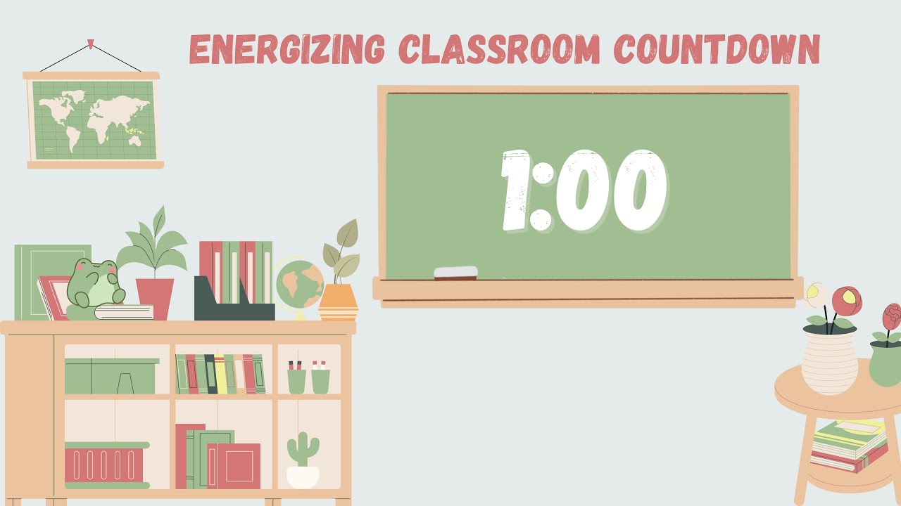 1-Minute Energetic Classroom Timer - YouTube