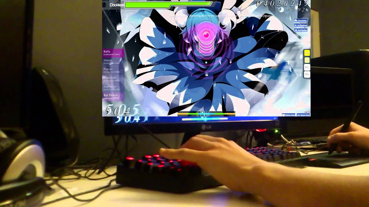 Touhou (IOSYS) - Cirno's Perfect Math Class [Insane] Liveplay :D - YouTube