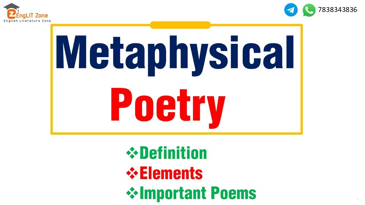 Metaphysical Poetry | Metaphysical Poetry & Poets | English Lit ...