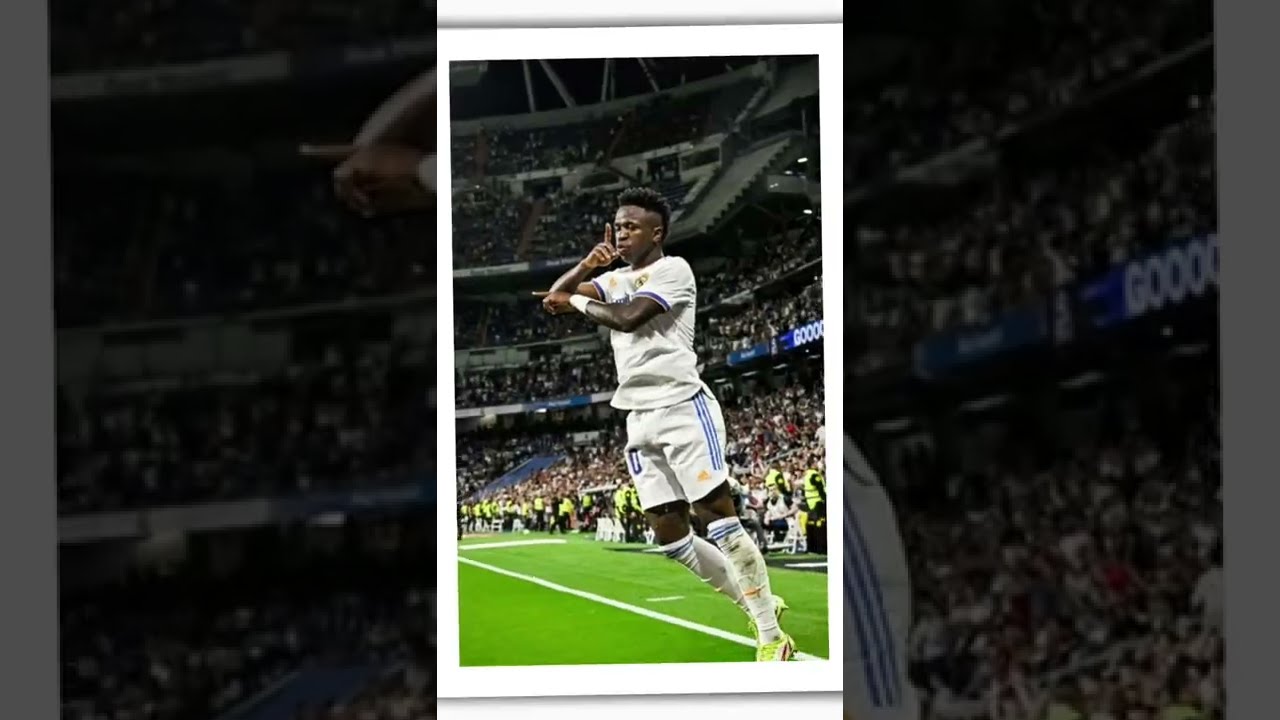 Vini Jr hits the SIU celebration after scoring his first ever career ...