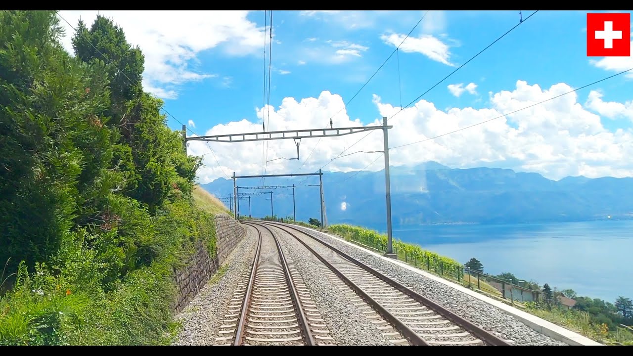 4K 🇨🇭Geneva - Bern - Lucerne cab ride, speeds up to 200km/h [07.2020 ...