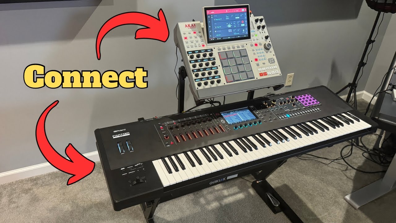 How to Connect and Use The Roland Fantom EX & MPC X SE - YouTube