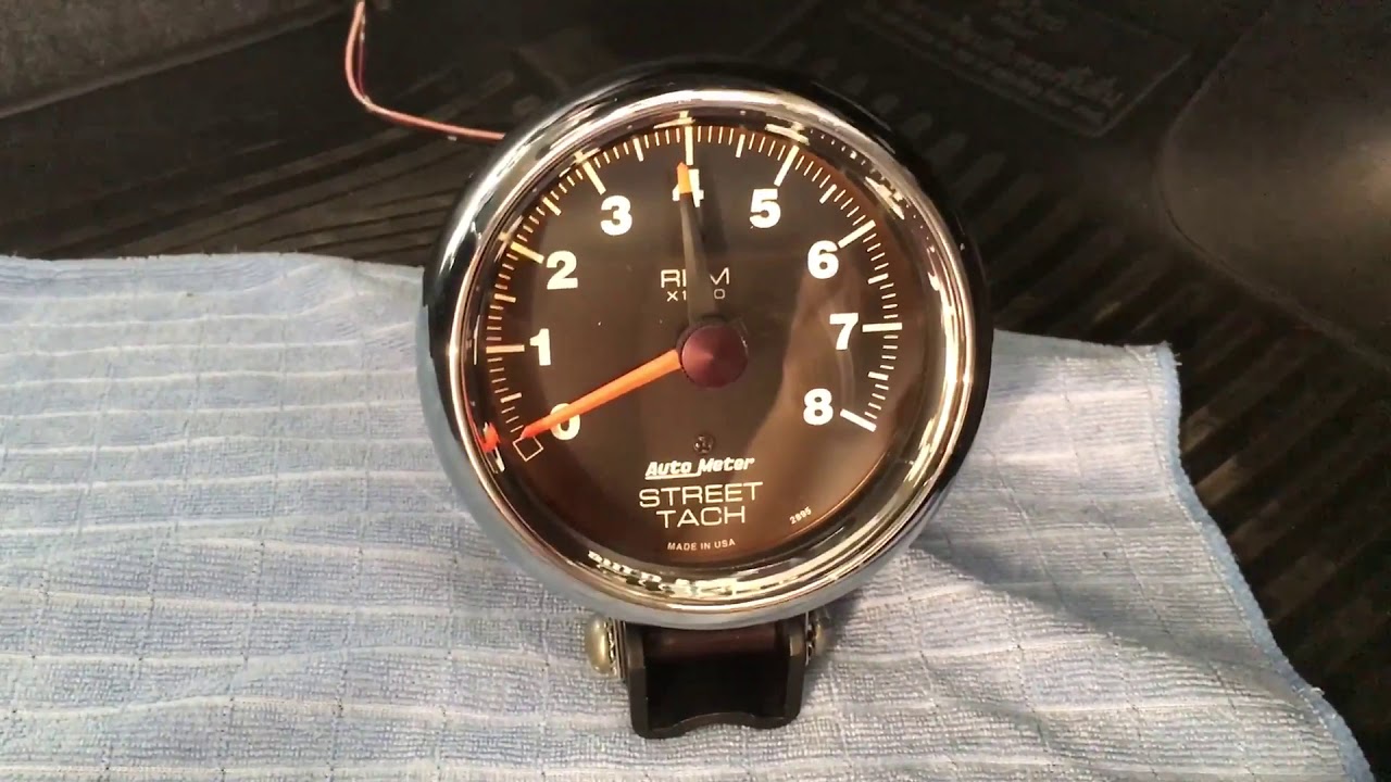 Auto meter street tach 2895 6 มีนาคม ค.ศ. 2020 - YouTube