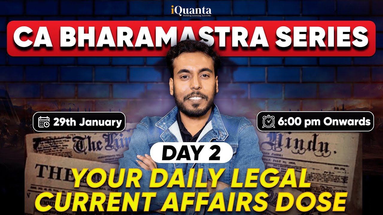 CLAT 2026 Daily Series of Current Affairs by iQuanta | GK and CA - YouTube