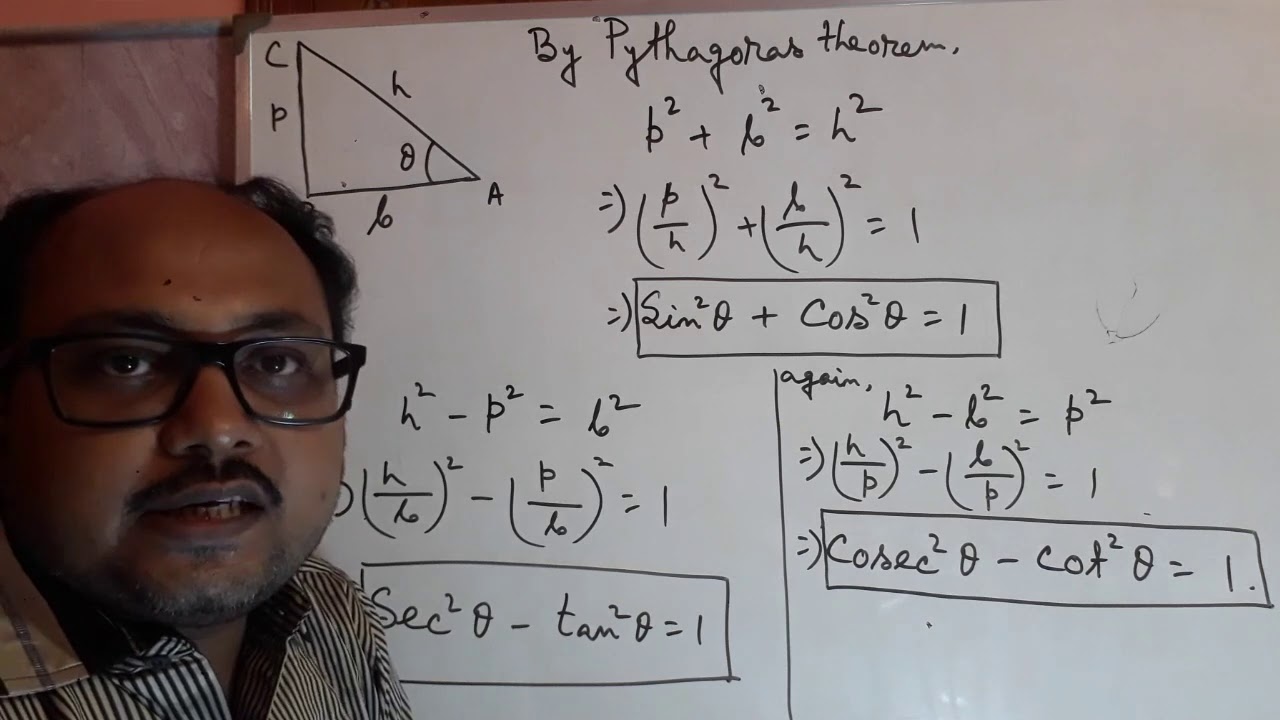 Trigonometric ratios for complementary angles & identities. - YouTube