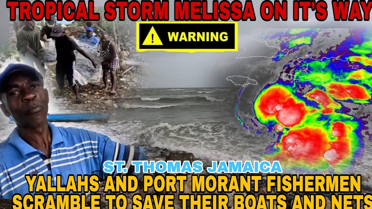 HURRICANE WATCH IN JAMAICA AS TROPICAL STORM MELISSA INCHES CLOSER ...