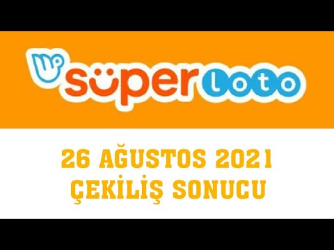 Süper Loto Çekiliş Sonuçları 26 Ağustos 2021