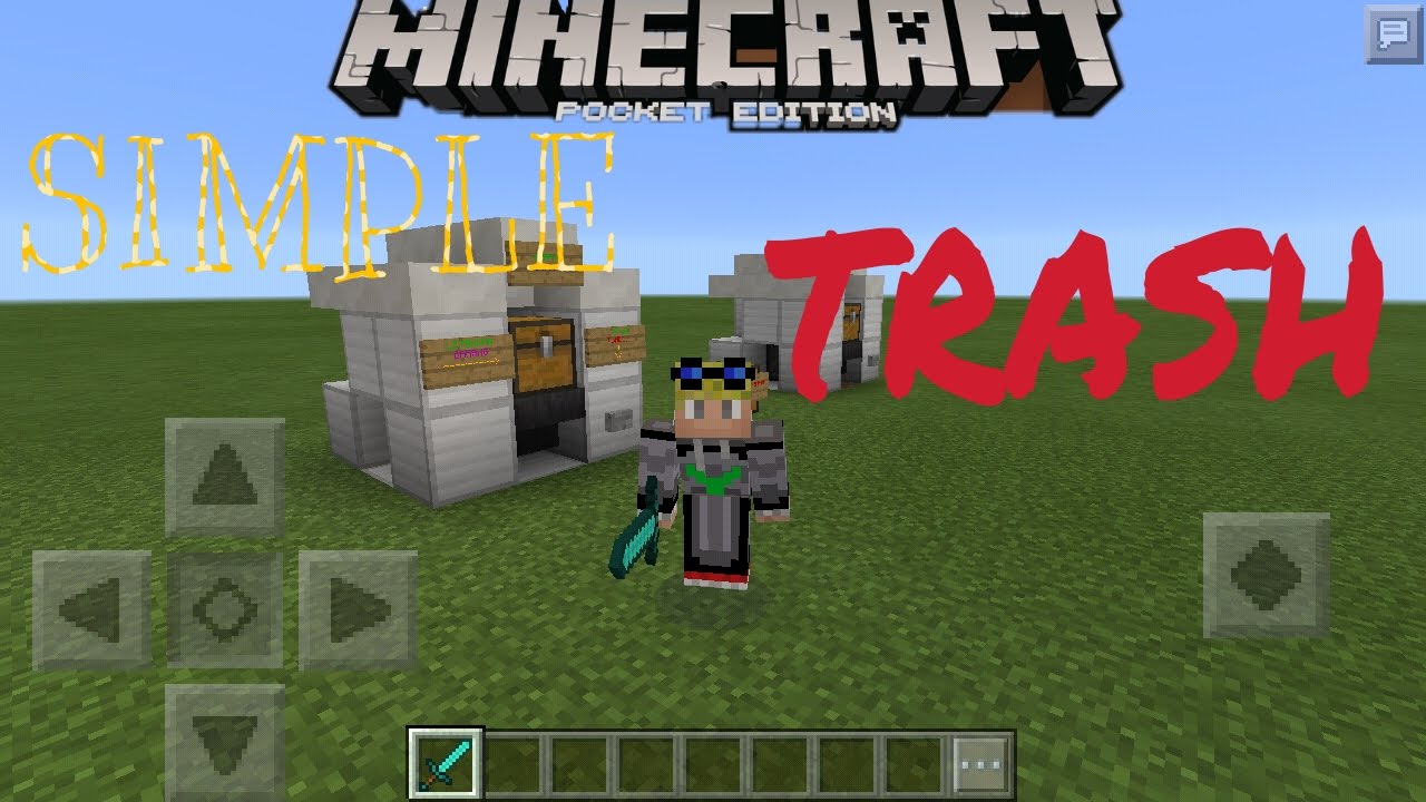 Simple Trash in Minecraft - YouTube