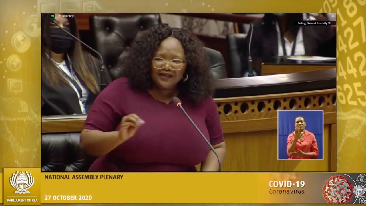 🔥| A very strong message against corruption from DA MP, Siviwe Gwarube ...