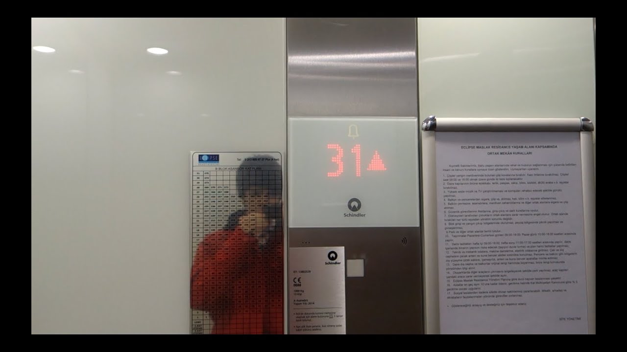 Fast&Beautiful Schindler 5500 Traction Elevators at Eclipse Residence ...