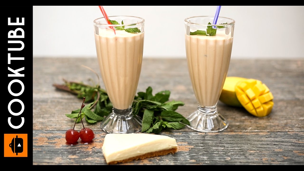Best Summer Cheesecake Shake with Mango & Strawberry Ice Cream - YouTube