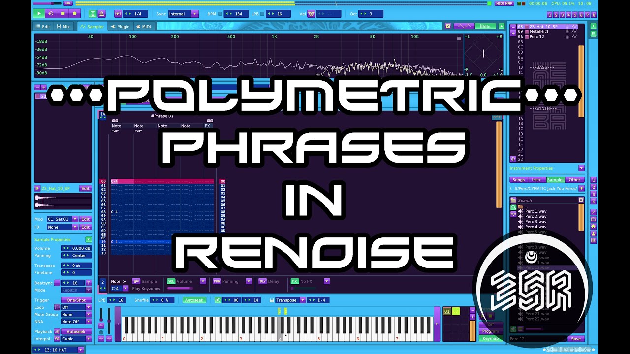 POLYMETRIC PHRASES in RENOISE••• - YouTube