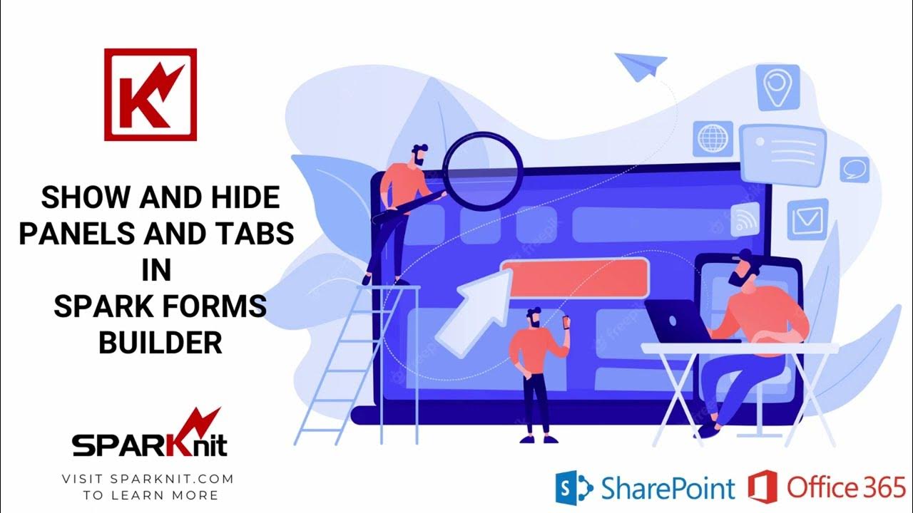 How to Show and Hide controls, Panels and Tabs in SPARK Forms Builder - YouTube
