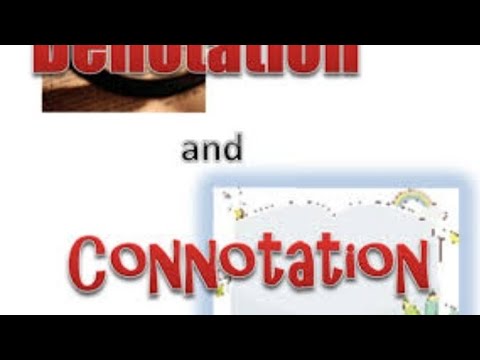 Dennotation and Connotation...... #LearningPoint - YouTube