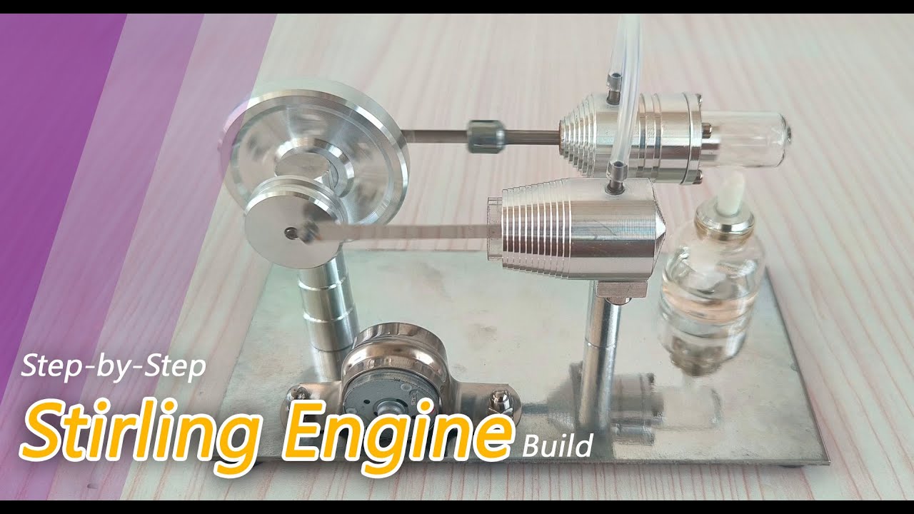 Step-by-Step Stirling Engine Build (Hot Air Engine) | 史特林引擎組裝過程 - YouTube