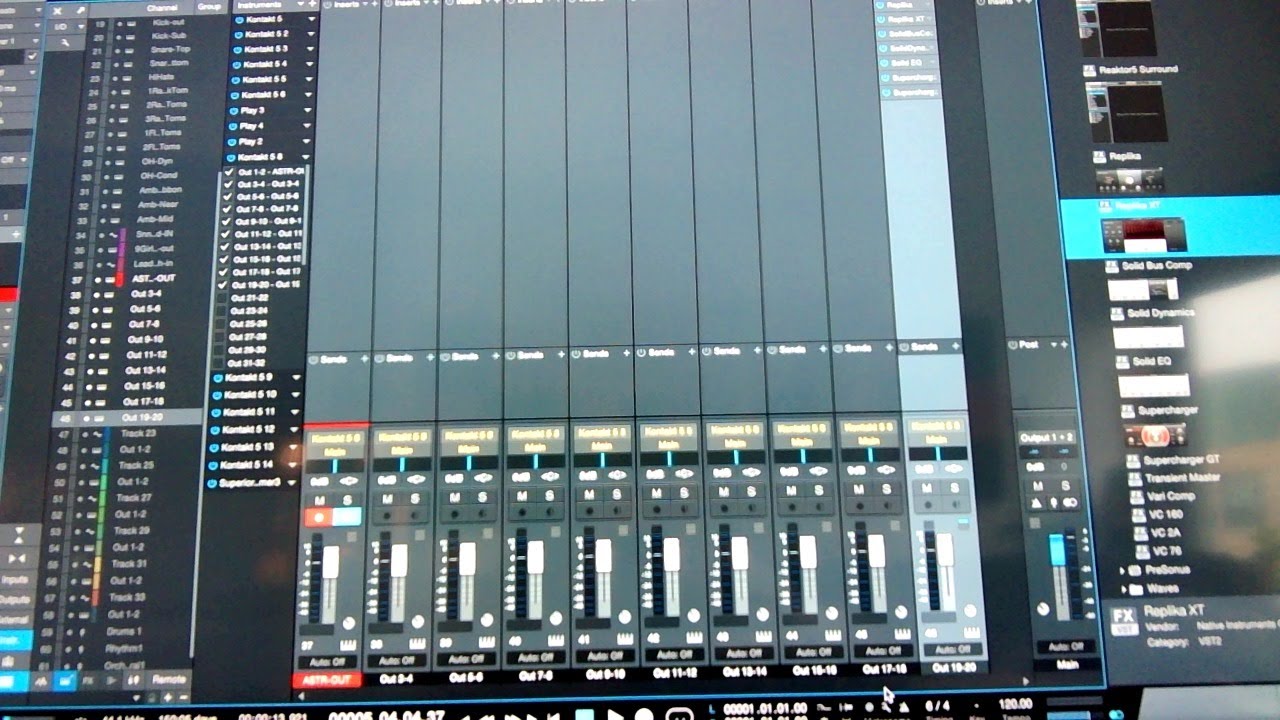 Setting up for studio sessions - YouTube