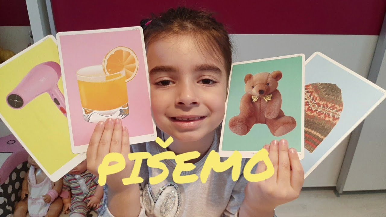 Ucimo da pisemo, pišemo jednosložne i dvosložne reči - YouTube