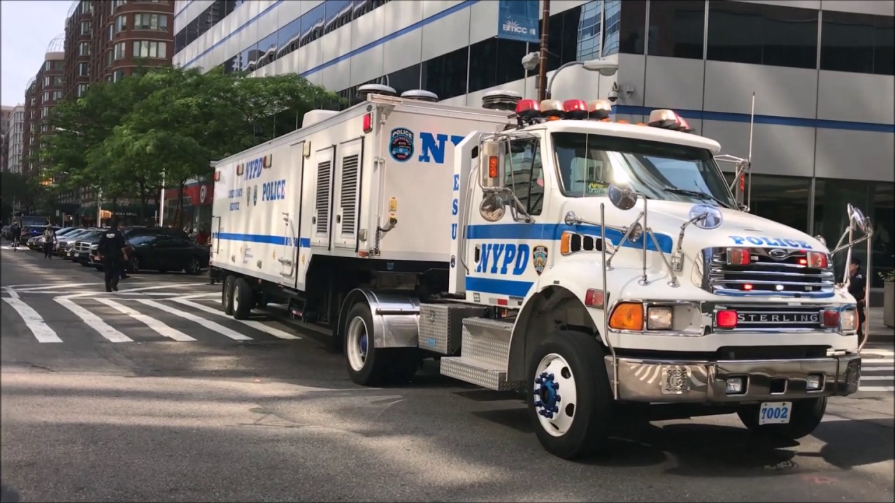COMPILATION OF NYPD POLICE UNITS RESPONDING IN VARIOUS NEIGHBORHOODS OF ...