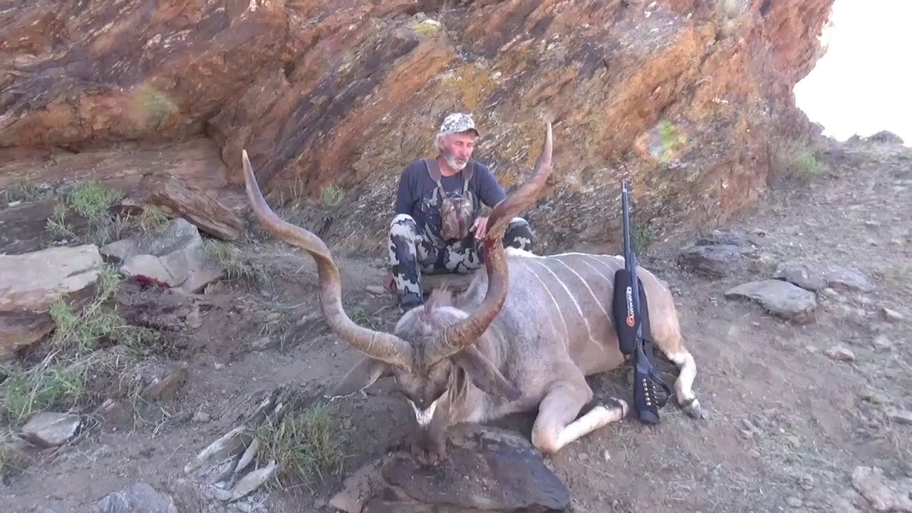 70 odd year old man with first African trophy - YouTube