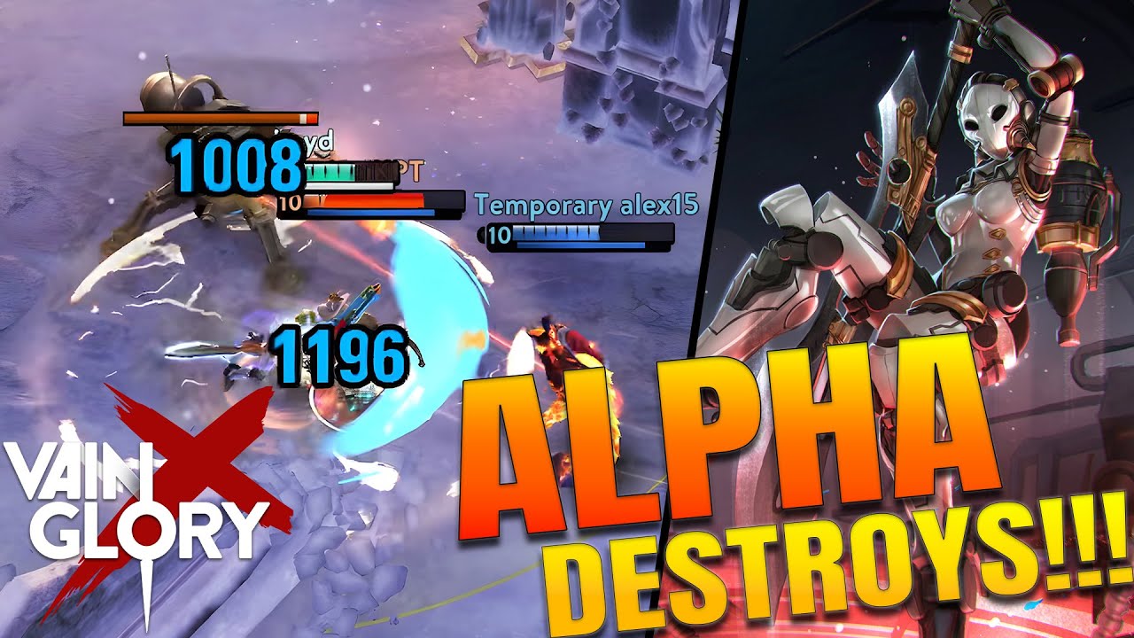 ALPHA DESTROYS!!! | ALPHA CP | Vainglory 2026 3v3 Gameplay - YouTube