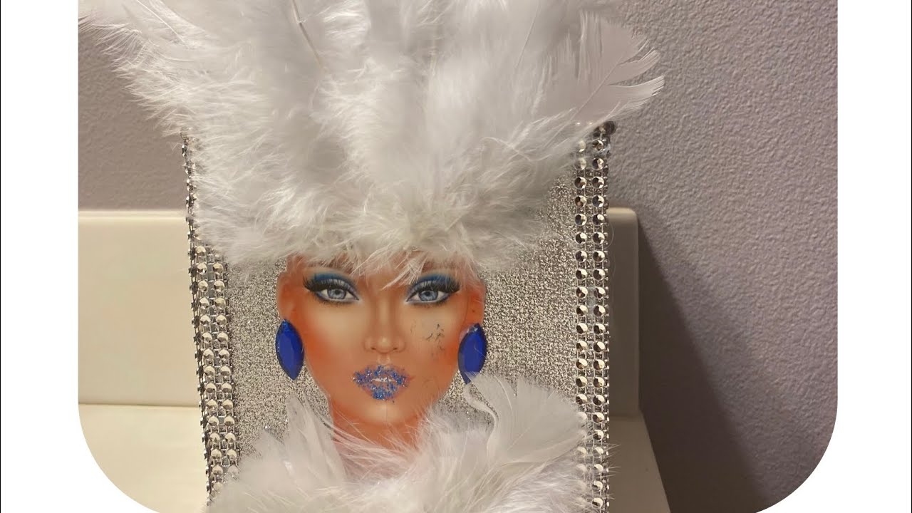 DIY Diva Tissue Box Cover/Silver Glam/DIY Room Decor/Tutorial - YouTube