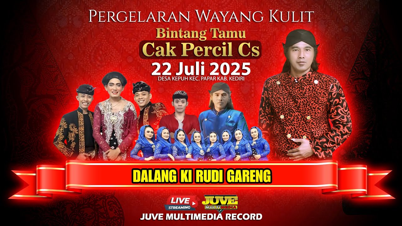 🔴 LIVE WAYANG KULIT KI RUDI GARENG - WAHYU JATMIKA RETNA - Feat Cak ...