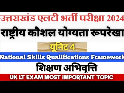 National Skills Qualification Framework (NSQF) | NSQF Levels - YouTube
