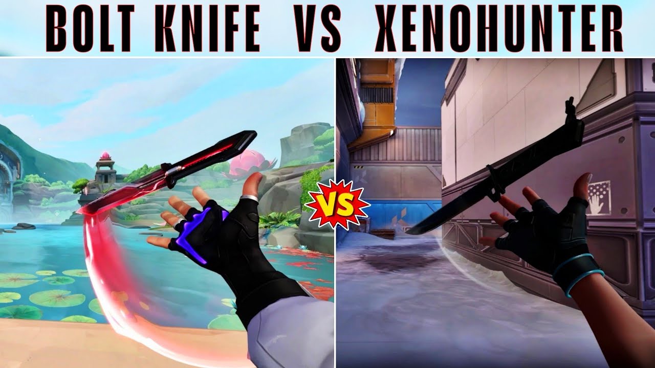 BOLT KNIFE VS XENOHUNTER KNIFE COMPARISON || WHAT IS THE BEST KNIFE ...