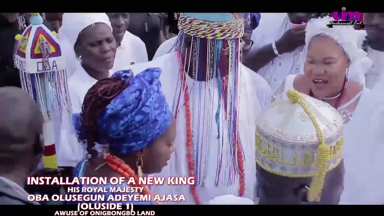 YORUBA CULTURAL INSTALLATION OF HIS ROYAL MAJESTY OLUSEGUN ADEYEMI AJASA - YouTube