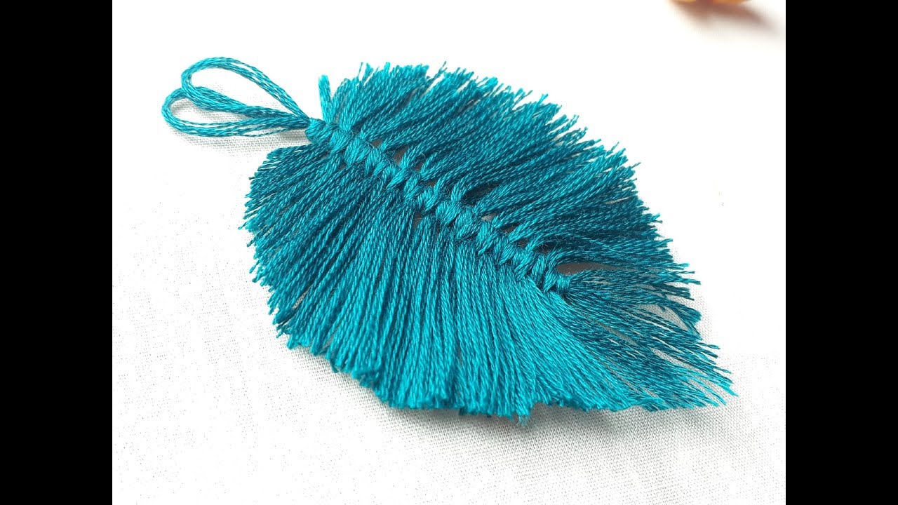New trick leaf embroidery | Hand embroidery leaf tutorial - YouTube