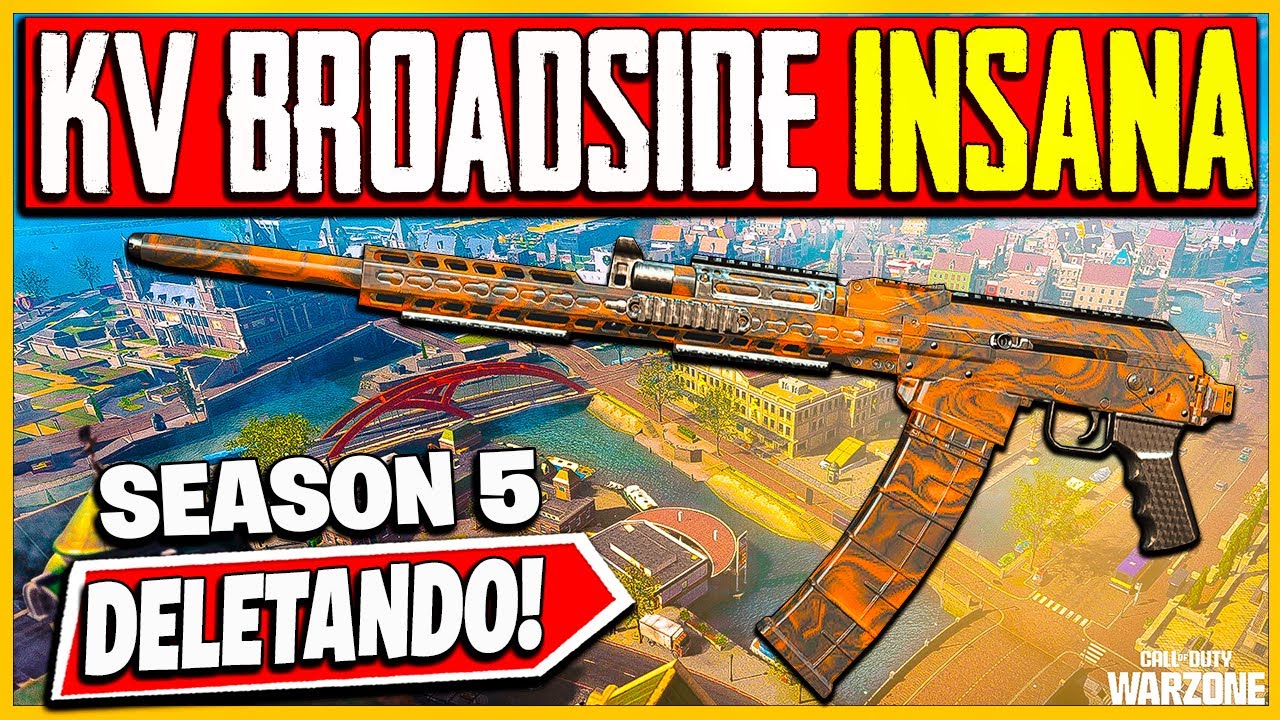 ATUALIZADO! KV BROADSIDE TÁ DESTRUINDO NA SEASON 5 WARZONE 2! MELHOR ...