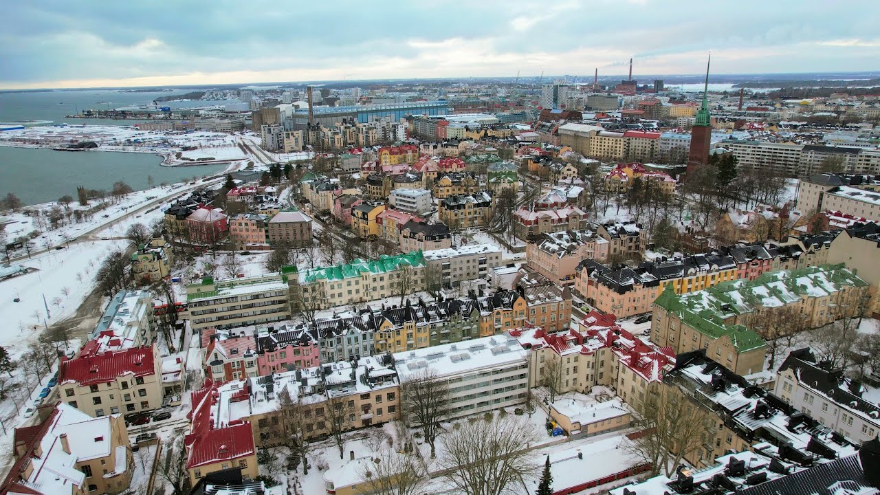 Helsinki Ullanlinna and Kaivopuisto, January 2023 - YouTube
