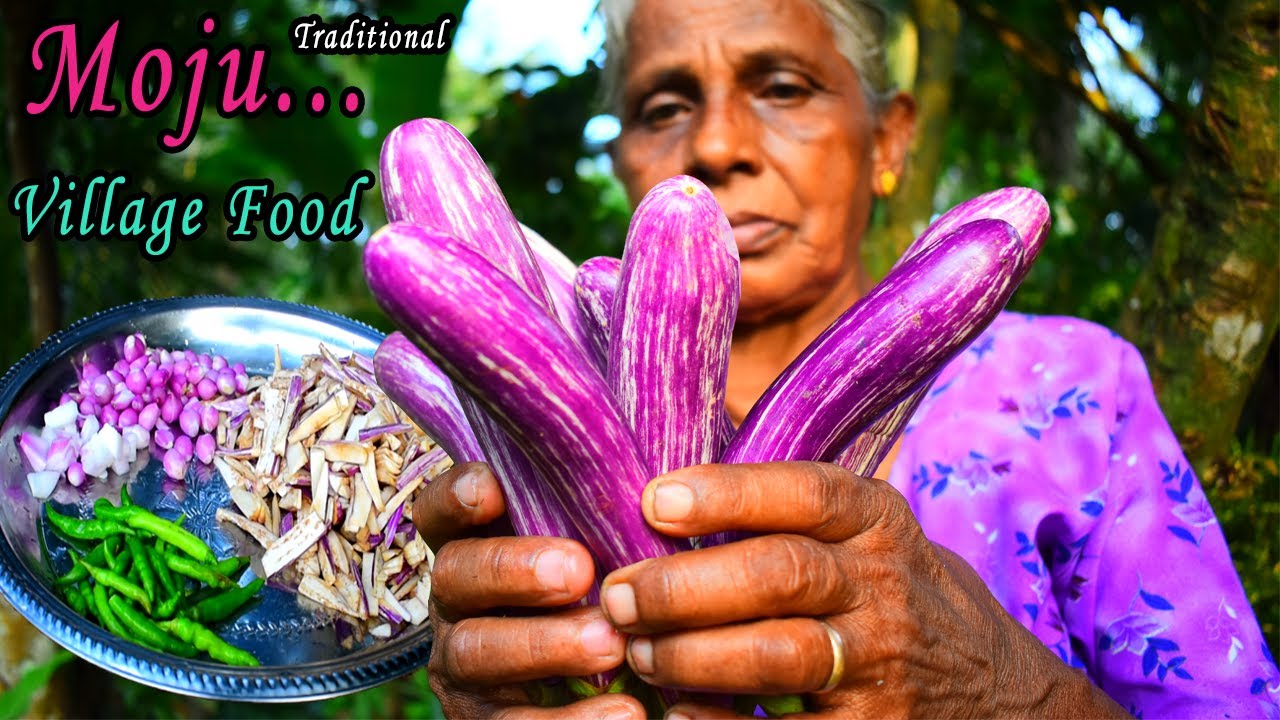 Village 💕 BRINJAL MOJU RECIPE BY GRANDMA & DAUGHTER | VEGETABLES ...