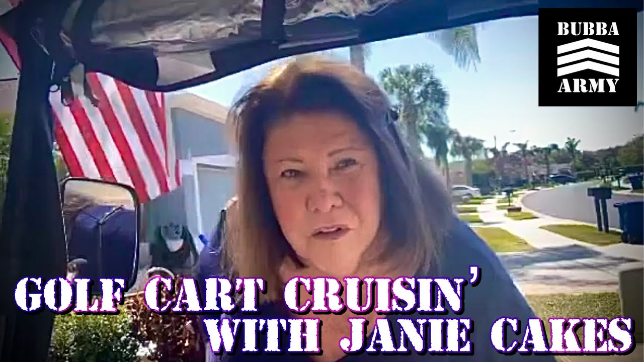 GOLF CART CRUISING WITH JANIE CAKES - BTLS Vlog - YouTube