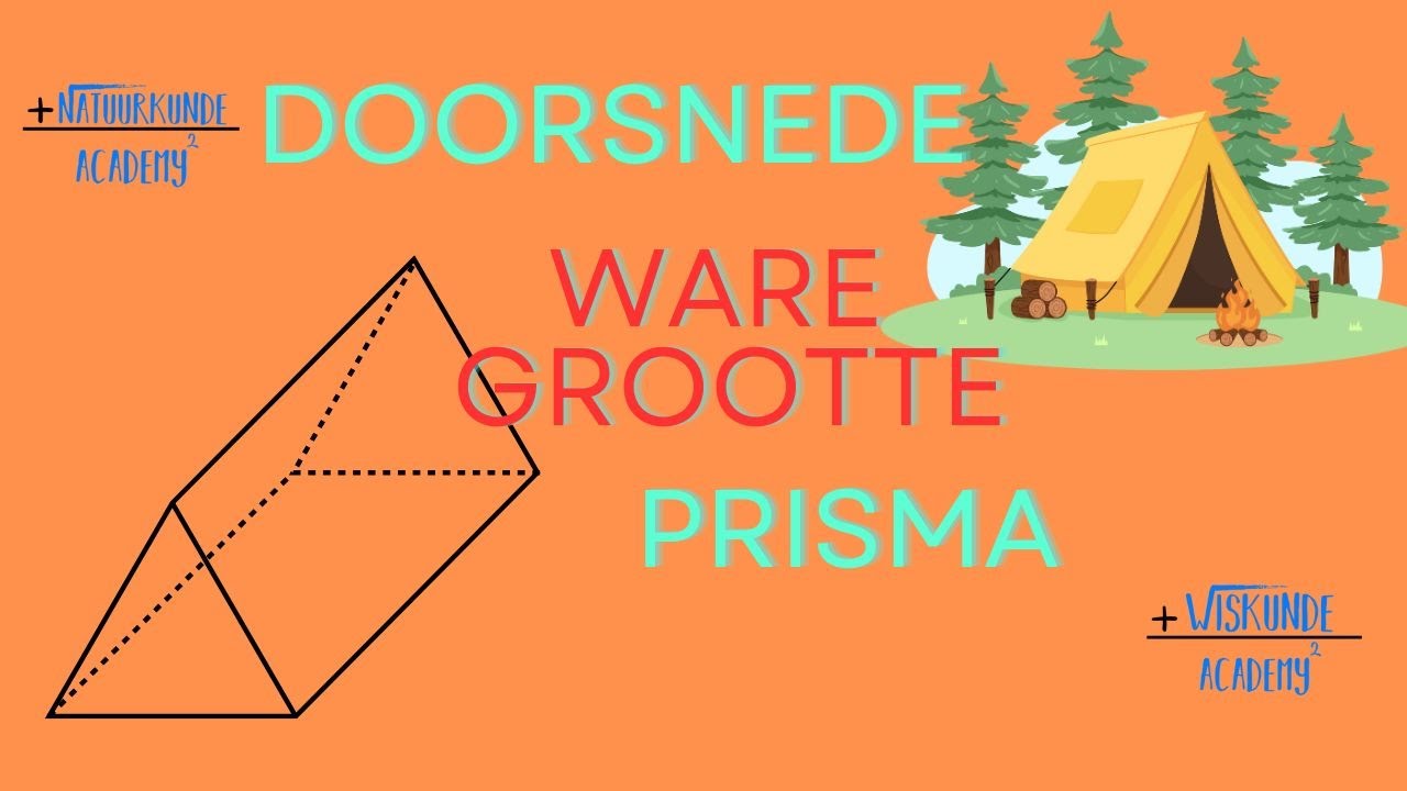 Doorsnede tekenen van een prisma op ware grootte - YouTube