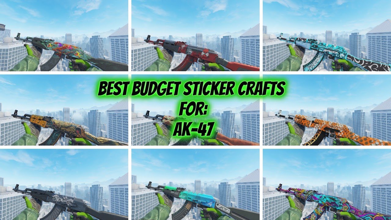 Best budget sticker crafts for: AK-47 in #cs2 - YouTube