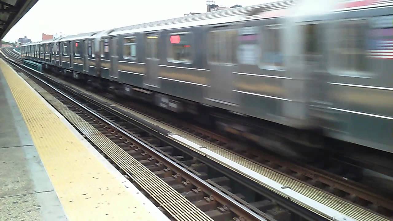 Special Catch Of An MTA IRT 6 Express Train Jetting By In The Bronx ...