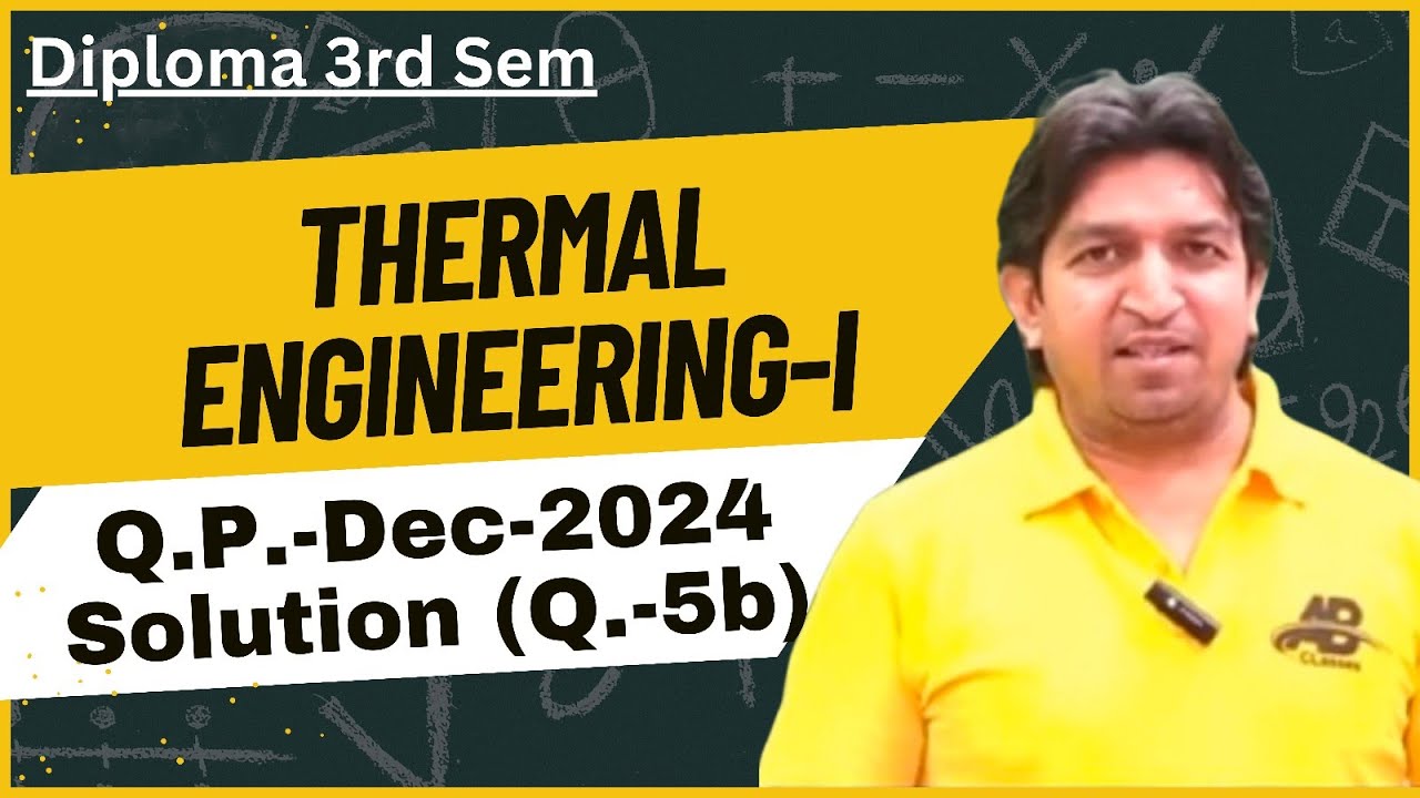 Thermal engineering 1 important numerical, diploma thermal engineering ...