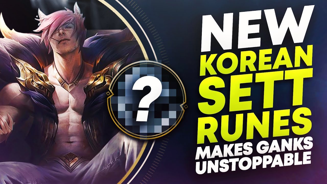 RANK 1 PLAYS NEW KOREAN SETT BUILD/RUNES ! | League of Legends - YouTube